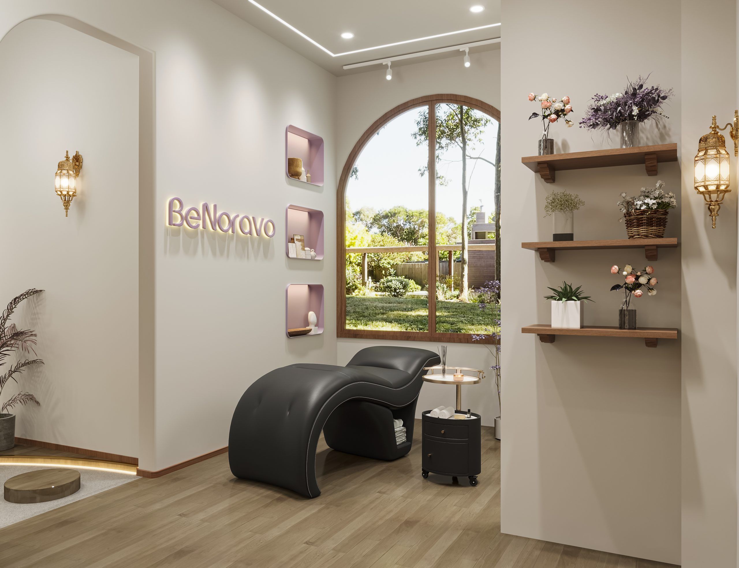 Salon Kappers Trolley BeNoravo Black - Guy Sarlemijn Design